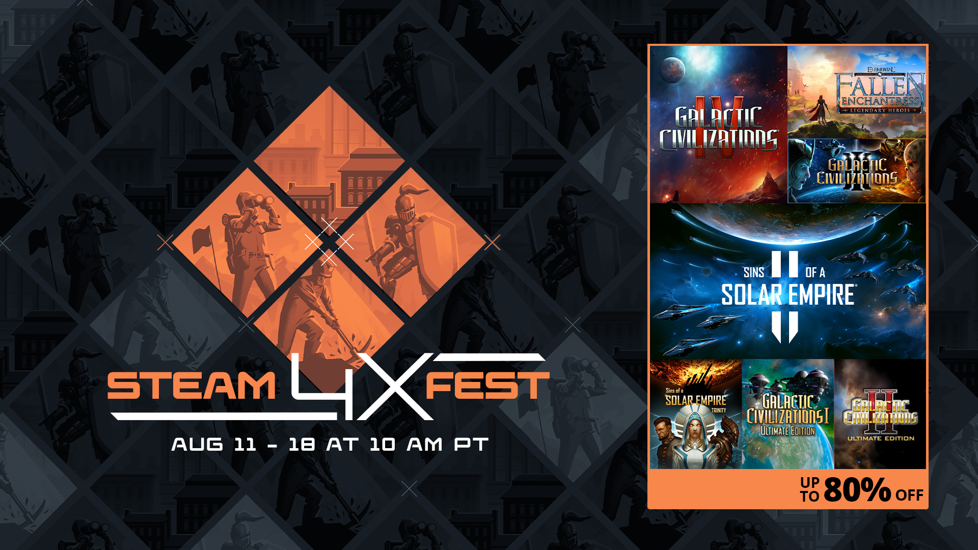 Steam 4X Fest: Get up to 80% off Select Stardock Games